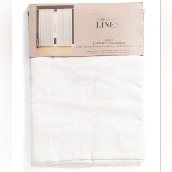 Pure Luxury Linen | Accents | Pure Luxury Linen Belgian Linen Window ...